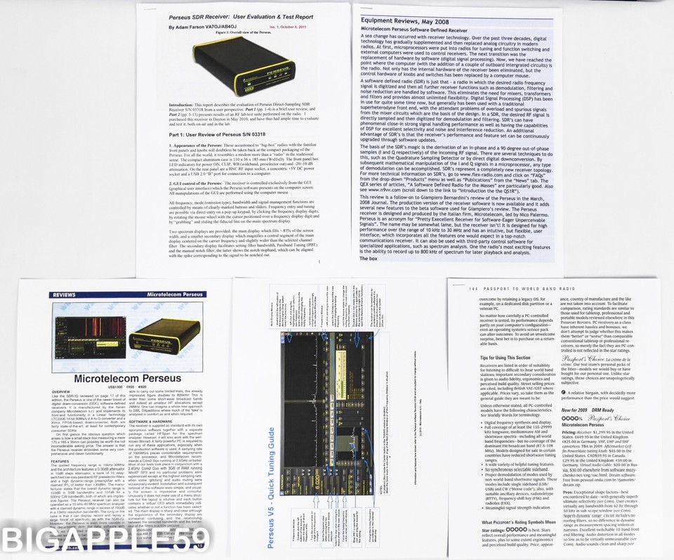 MICROTEL PERSEUS SDR SHORTWAVE AM CW SSB RECEIVER - AMAZING FUNCTIONS ...