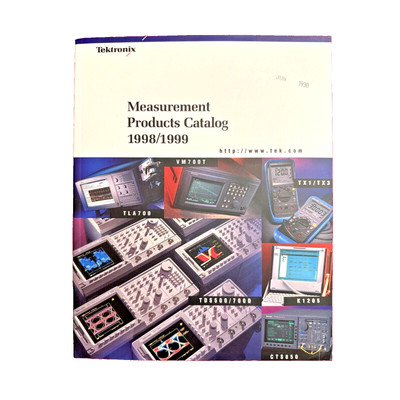 Tektronix Test and Measurement Product Catalog - 1998 to 1999 Vintage ...