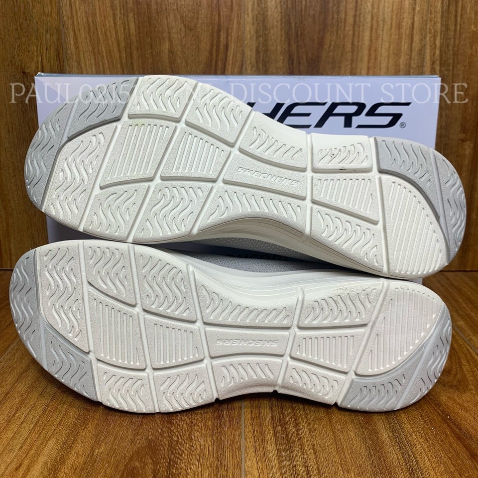 SKECHERS Women's Arch Comfort Slip On Athletic Shoes Sneaker ~ Gray | eBay