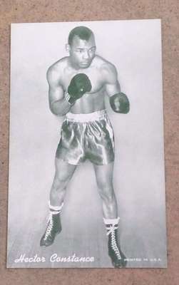 HECTOR CONSTANCE BOXING ARCADE EXHIBIT CARD - ESCO - 1947 - 1966 - EX ...