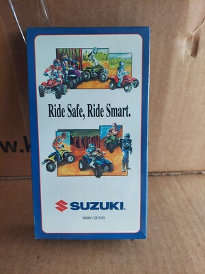 RIDE SAFE, RIDE SMART VHS NEW SUZUKI 99951-00100 atv 4 wheeler | eBay