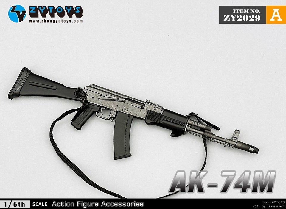 1/6 AK74M Gun Rifle Weapon Military Soldier Model FOR 12'' Figure ...