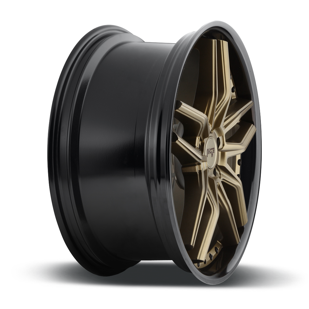 Set 4 Niche M195 Methos 20x9 5x4.5 Bronze Black Bead Ring Wheels 20 ...