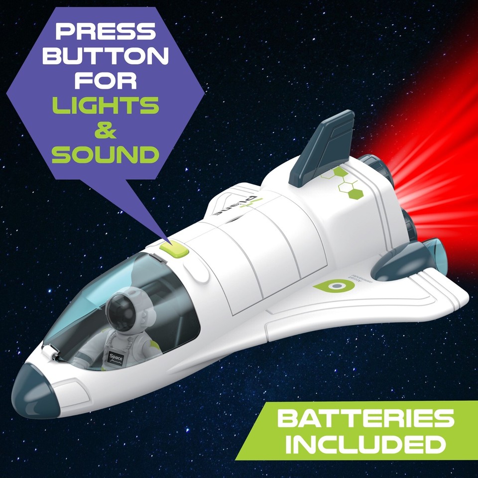 Space Shuttle Toy | Rocket Ship with Astronaut | Space Toys for Kids 3 ...