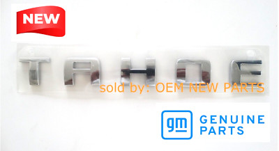 OEM Front Door Tailgate Tahoe Emblem Chrome Badge 07-2020 Chevrolet ...