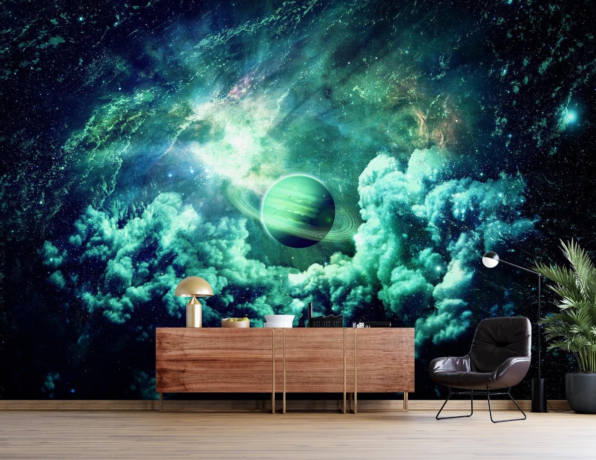 Background Planet Design Wallpaper