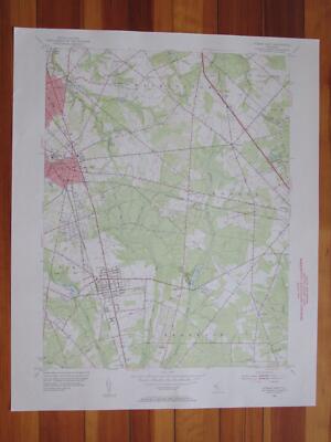 Pitman East New Jersey 1954 Original Vintage USGS Topo Map | eBay