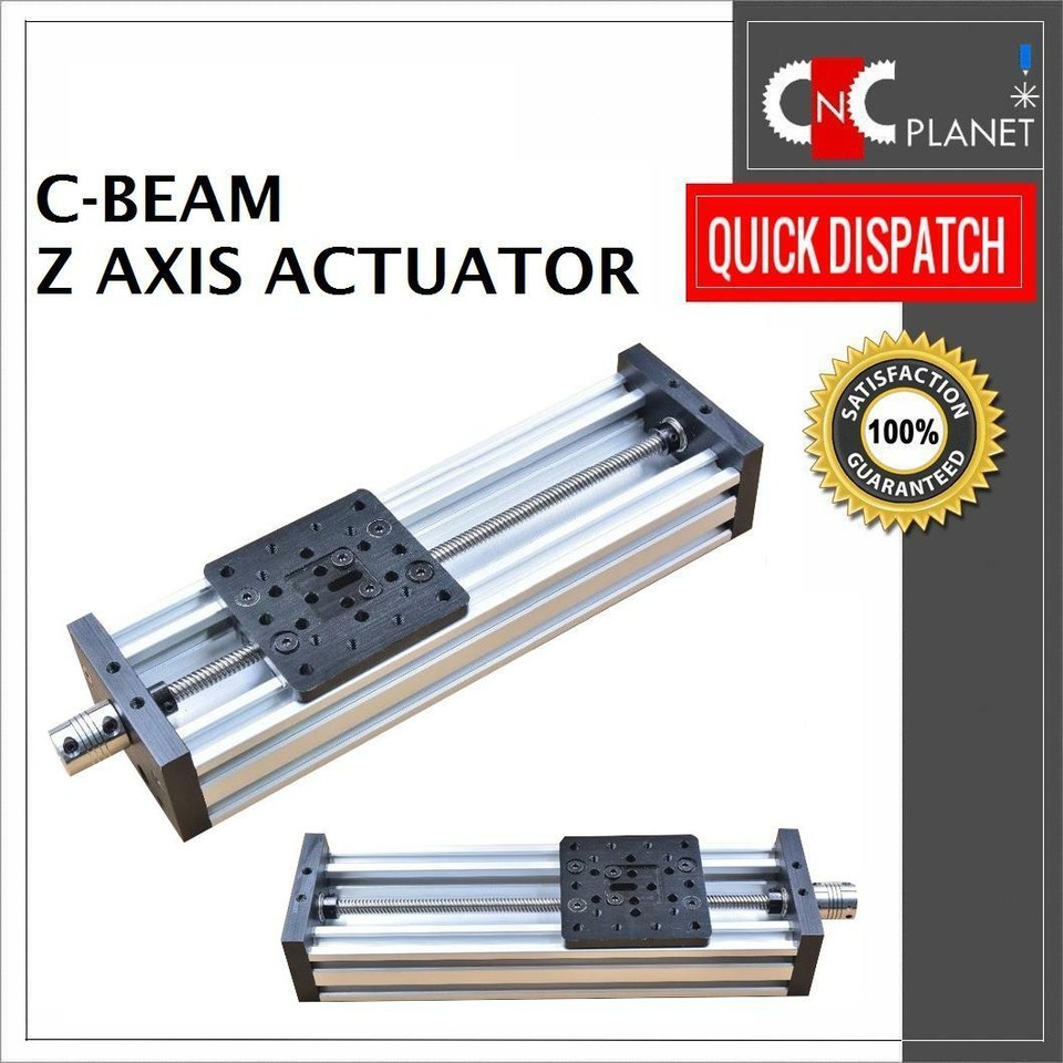 Z-AXIS KIT CNC ROUTER PLASMA LASER C-BEAM ACTUATOR ALUMINIUM EXTRUSION ...