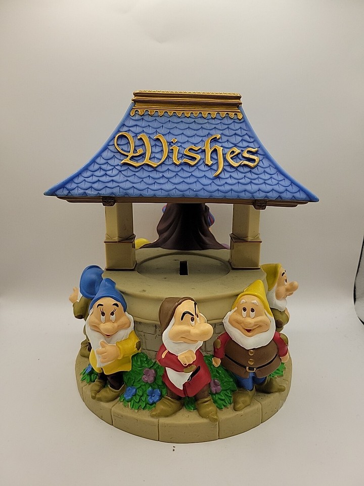 Disney Snow White & The Seven Dwarfs Wishing Well Piggy Bank | eBay