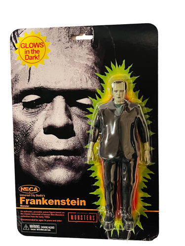 Neca Remco Universal Monsters Frankenstein Figure Glow Dark Boris ...