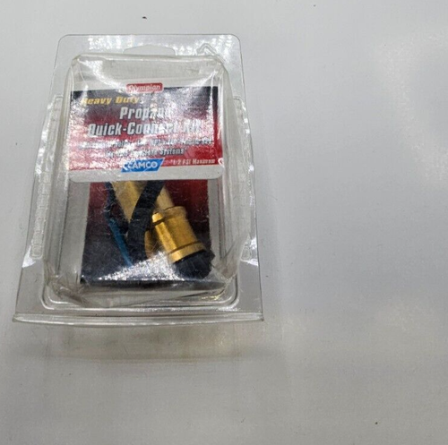 Camco Propane Quick Connect Assembly w/ Shut-Off Valve Heavy-Duty 59853 ...