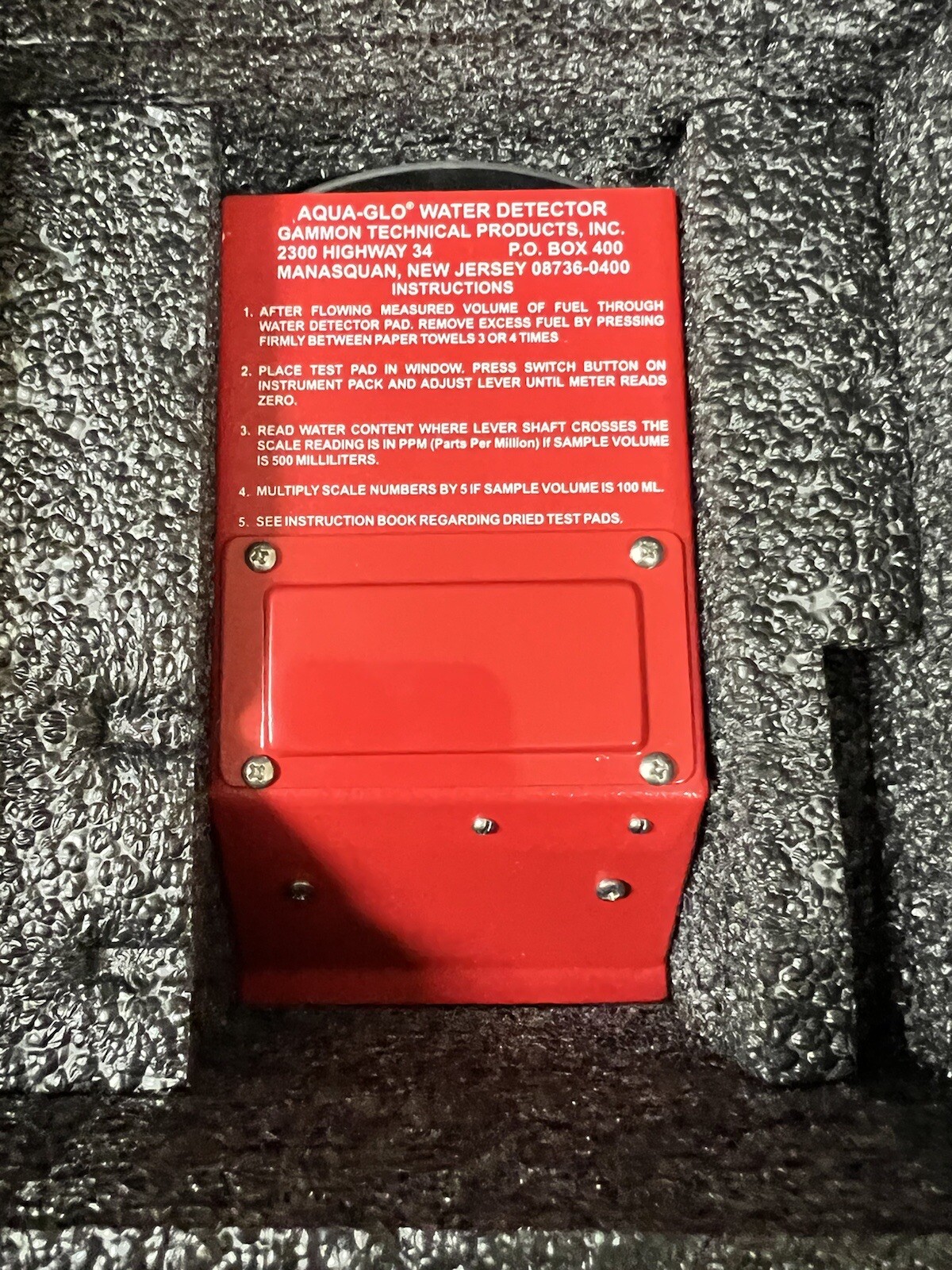 Combination MiniMonitor And Aqua-Glo Water And Contamination Detector ...