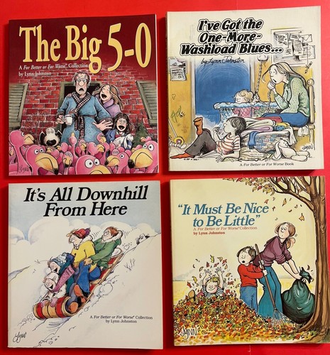 FOR BETTER OR WORSE : LYNN JOHNSTON - Lot of 4 CARTOON COLLECTION ...