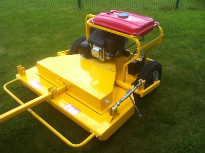 Towed Paddock Topper 13Hp Petrol engine Adjustable cutting height ...