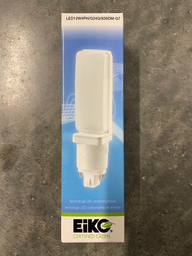 EIKO LED12W4PH/G24Q/840DM-G7 4 PIN 12W 1100 LUMEN HORIZONTAL LIGHT BULB ...