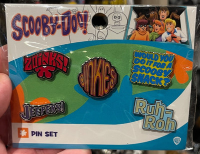 WARNER BROS. STUDIO TOUR PIN SET Scooby-Doo! NEW IN PACKAGE | eBay