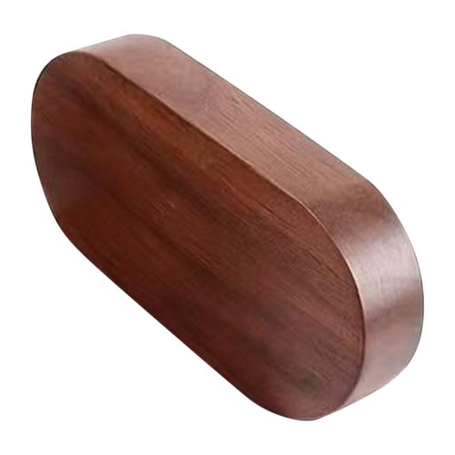 Walnut Base Small Wood Rectangle Stand Figurine Holder Aromatherapy ...