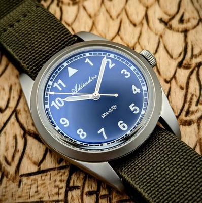 ADDIESDIVE 36mm VH31 Retro Pilot Field Quartz Watch AD2079 For Men ...