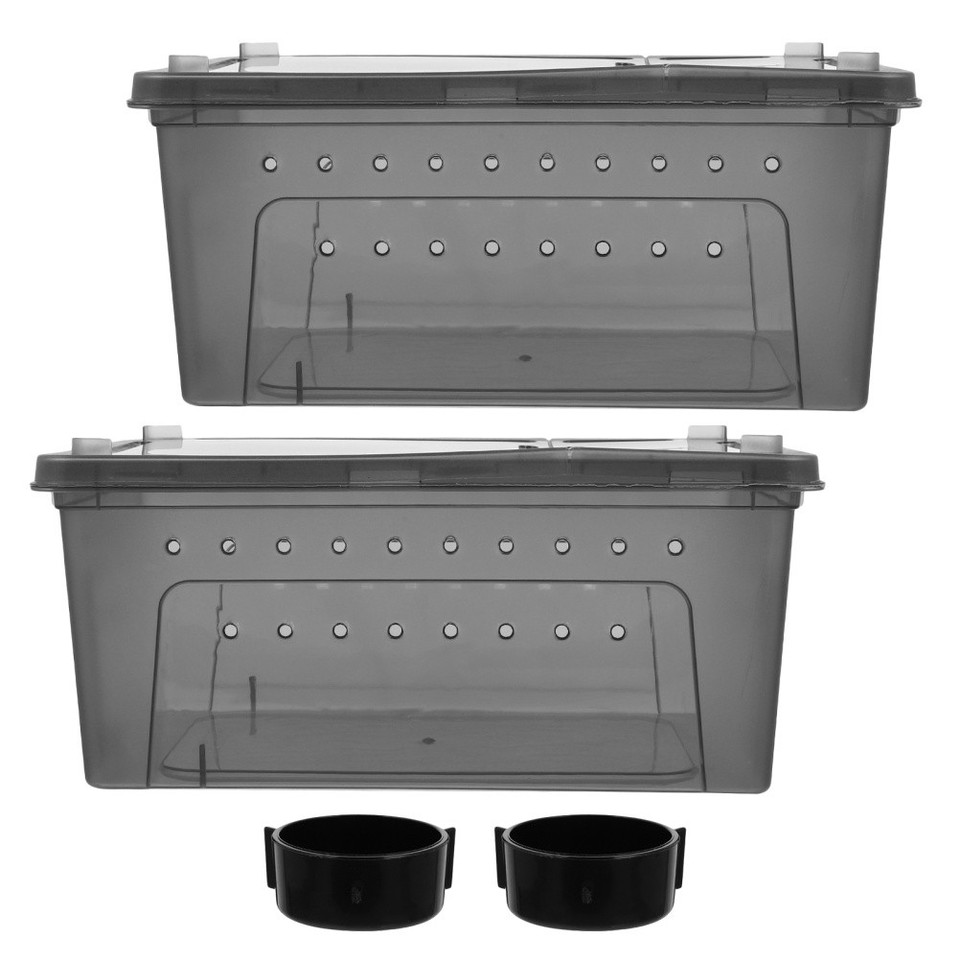 Reptile Breeding Box Snake Turtle Spider Gecko Frog Feeding Box ...