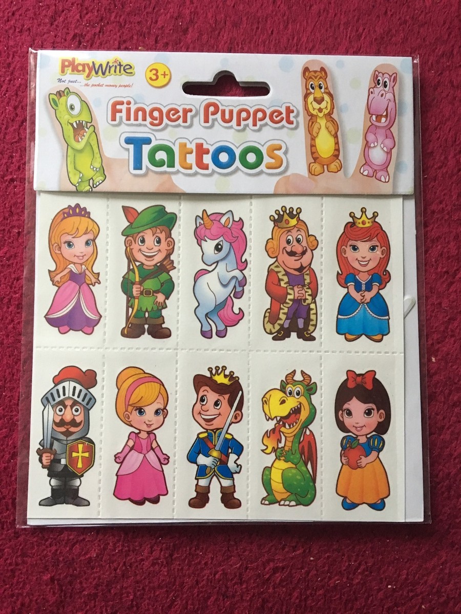 Finger Puppet Tattoos Guest Post: PAINTED FINGER PEOPLE PUPPETS