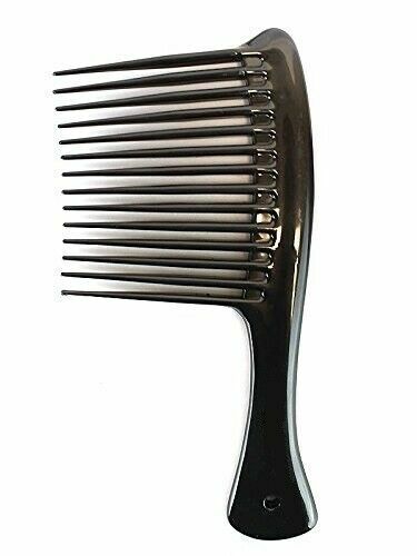 JUMBO WIDE TOOTH DETANGLER COMB HAIRDRESSING/STYLING BARBERS AFRO RAKE ...