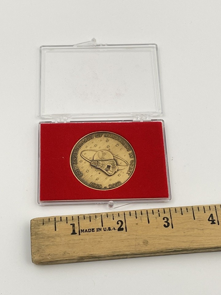 NASA Medallion Mercury Atlas Rocket Launch Astronauts Project Mercury ...