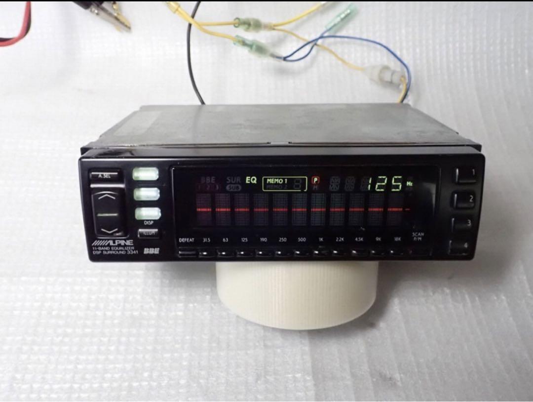 ALPINE 3341 11-Band Equalizer Dsp Surround Car Stereo Energization ...