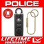 POLICE Personal Safety Alarm Keychain Rechargeable Flashlight Pocket ...