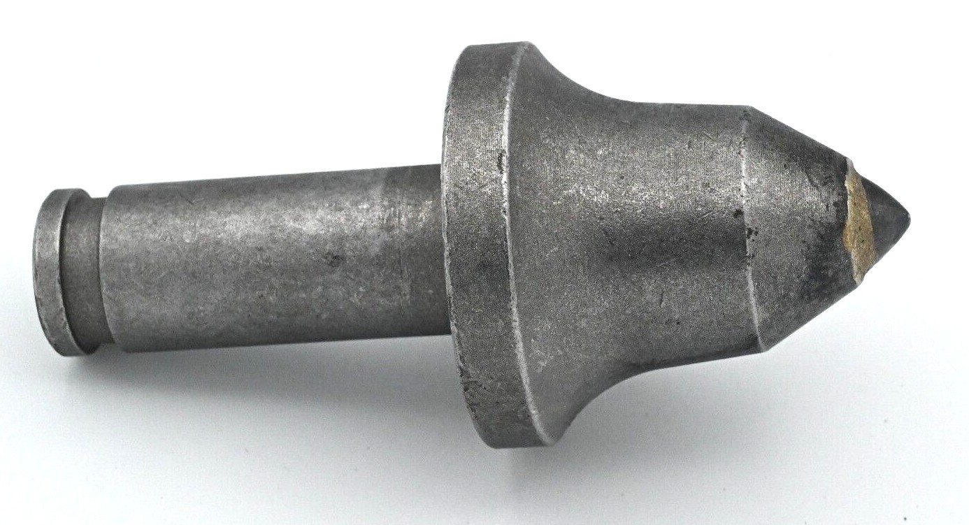 CONICAL COAL MINING BIT 1.170" x 3" SHANK 6" long x 2 3/4" diameter tip ...