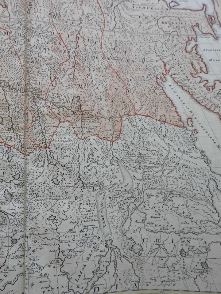 Russian Empire Siberia Kamchatka Ukraine c. 1750 Homann decorative ...