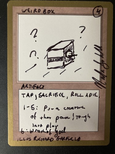 MTG Magic Art Card by Richard Garfield Unic item very Rare | eBay