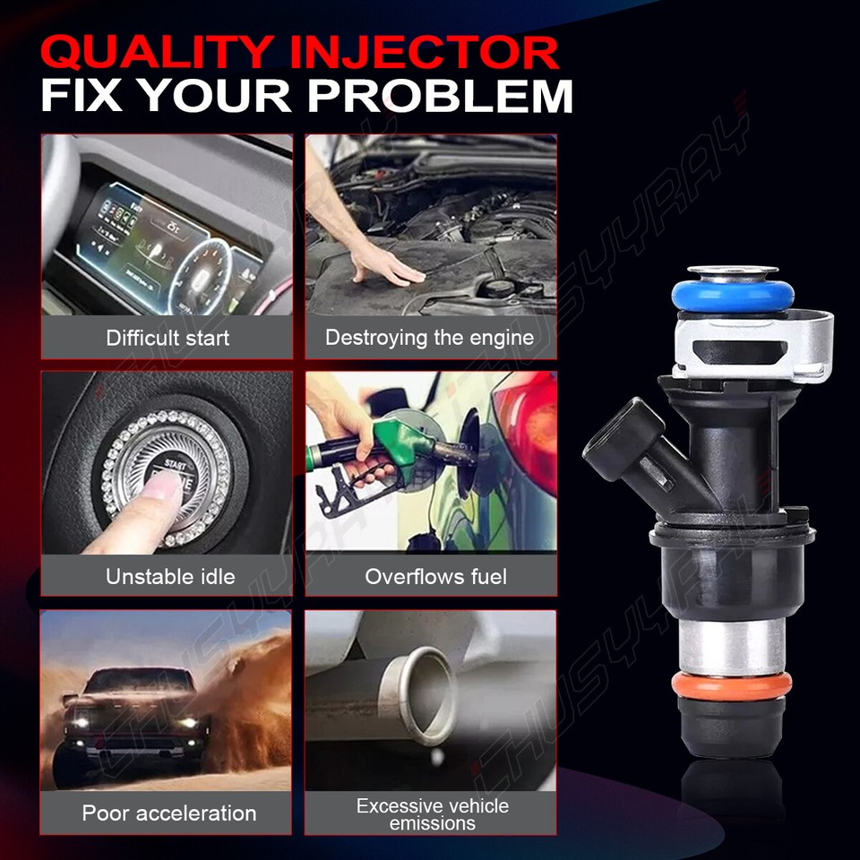 17113698 Fuel Injector Set of 8 Kit for chevy GMC V8 Pickup Truck ...