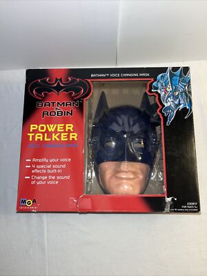Batman & Robin Power Talker - 1997 Blue Mask Batman By MGA ent. Voice ...