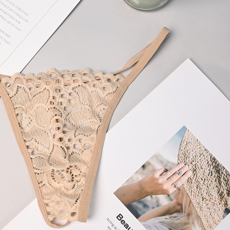 4 Pack Lot Sexy Womens Crotchles Panties Lace Thongs G-string Lingerie ...