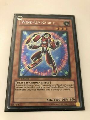 Yu-Gi-Oh! - Wind-Up Rabbit - PHSW-EN083 - M/NM - Secret Rare 1st Ed. | eBay