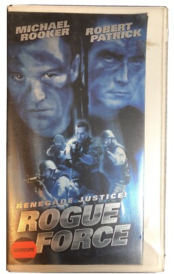 Rogue Force (VHS, 1999) Action Movie Michael Rooker, Robert Patrick ...