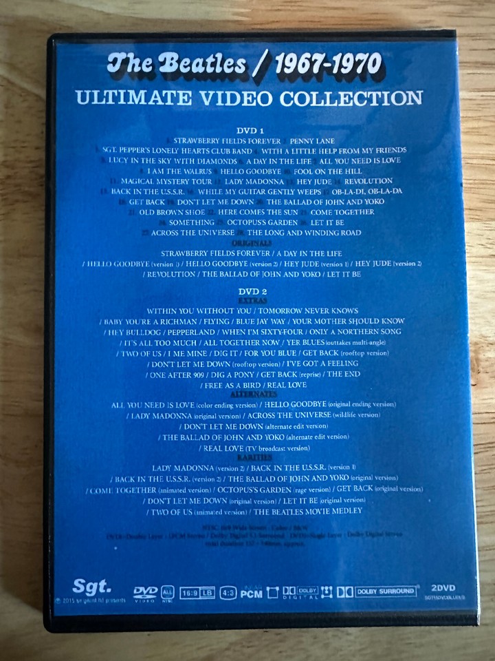The Beatles - Ultimate Video Collection 2015 DVD Box Set Live | eBay