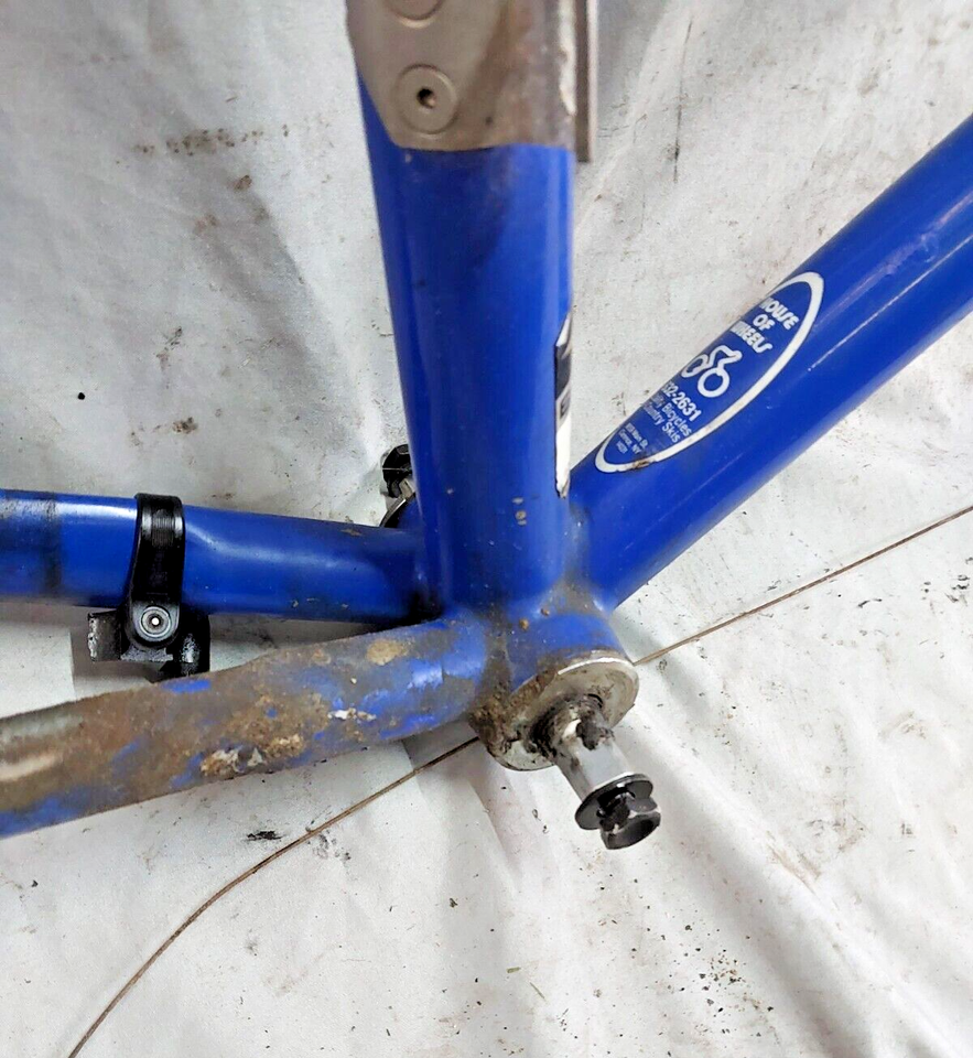 1990 Trek 1500 Racing Road Bike Frame Set Small 52cm Blue Steel Fast ...