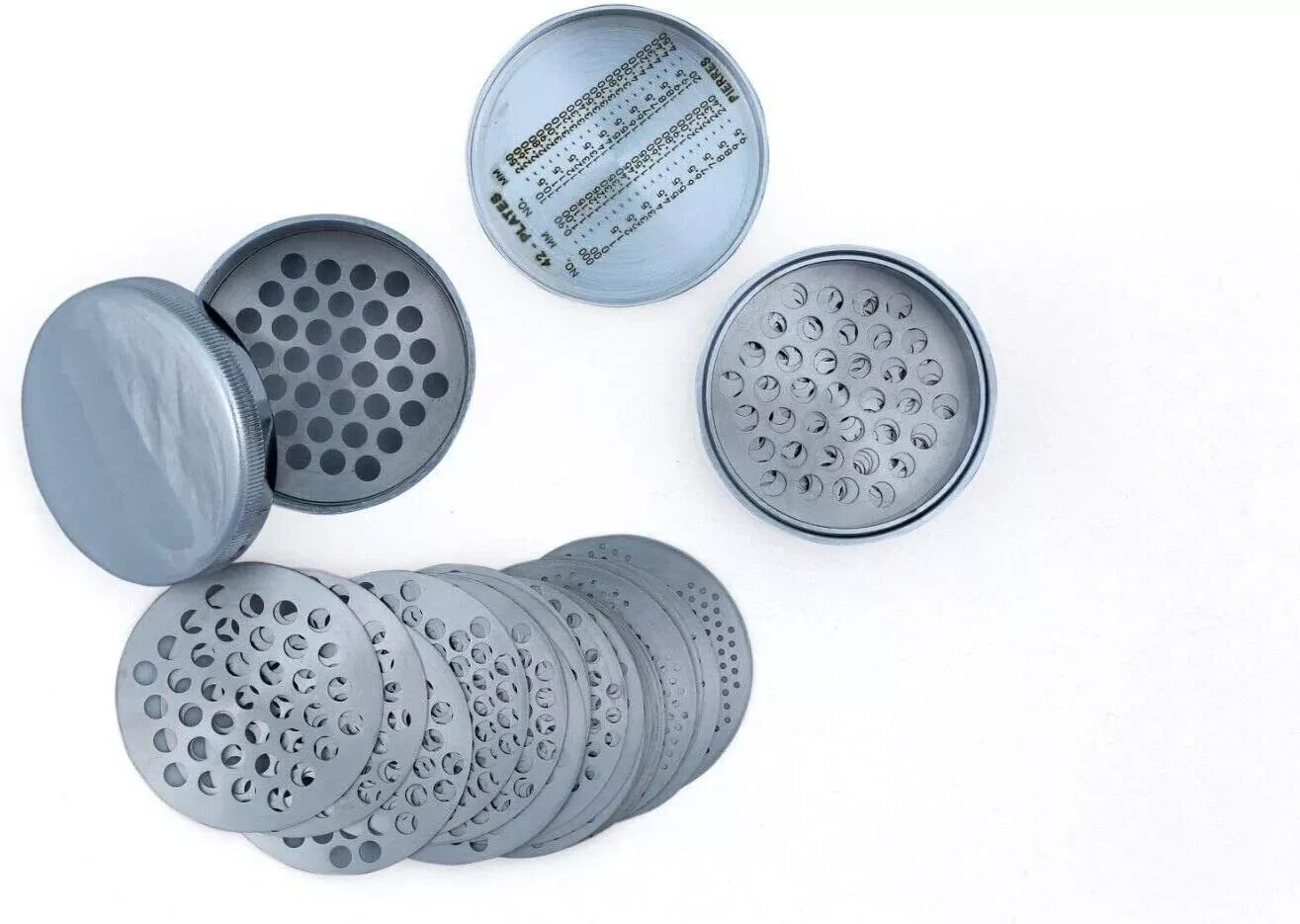 XCLUSIVE DIAMOND SIEVE 80 MM SET OF 23 PLATES JEWELRY TOOL MEASURE ...