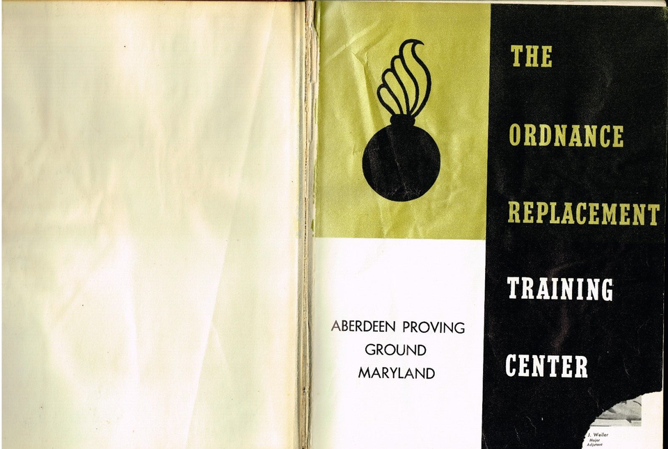 Military Yearbook Army Abderdeen Proving Ground Ordance Training Center ...