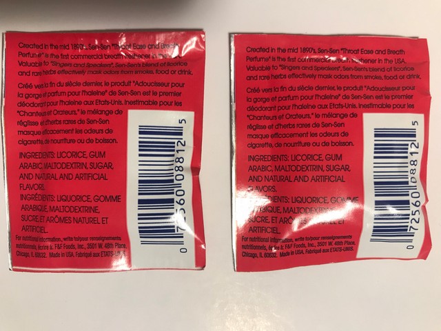 Sen Sen Mints Licorice Breath Freshener - 1 Packet for sale online | eBay