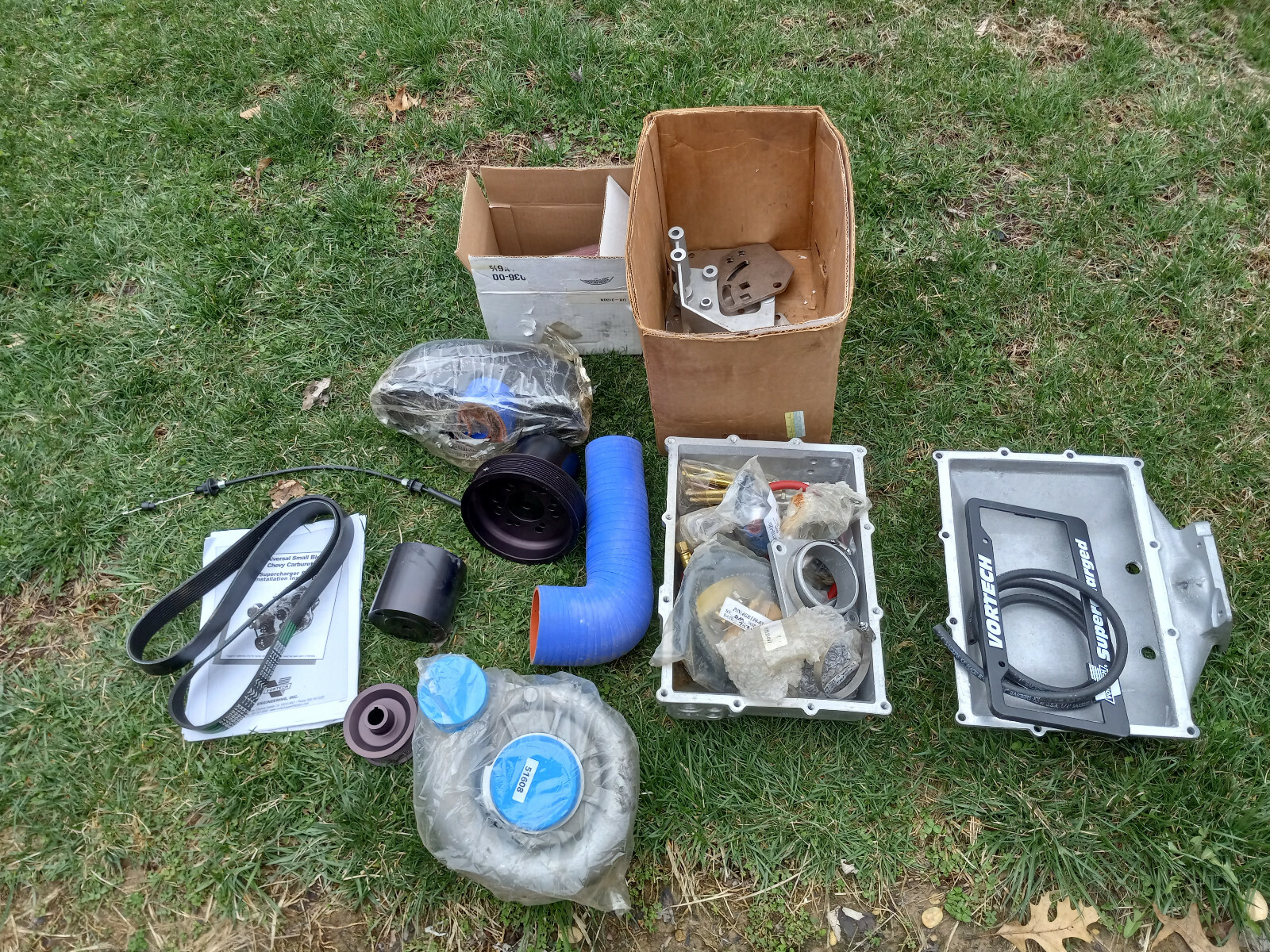 Vortech Universal Chevrolet Small Block Carbureted Supercharger 302 350 ...