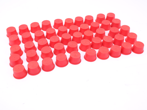 Tapered Plastic Caplugs Cap Plug Size 12X Red Quantity of 50 NOS | eBay