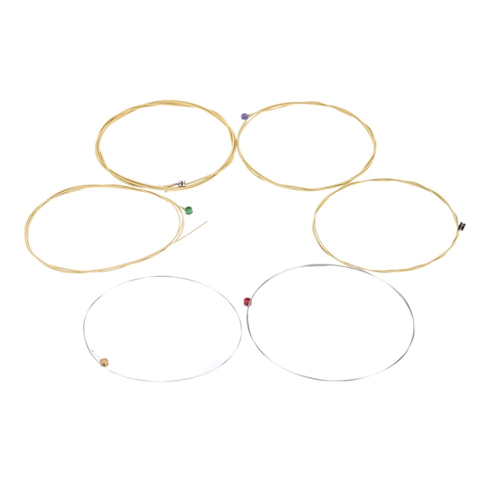 10 Sets of 6pcs Orphee TX620 Acoustic Guitar Strings .010-.047 Extra ...