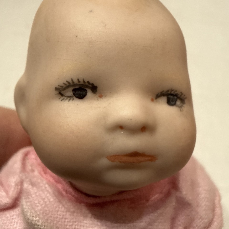 Vintage Bye Lo Baby Doll Grace S. Putnam All Bisque 5" Germany Marked ...