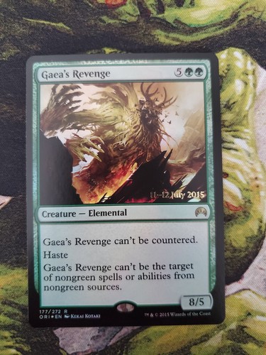 MTG - Gaea's Revenge - Origins Prerelease Promo - Foil Rare Magic the ...
