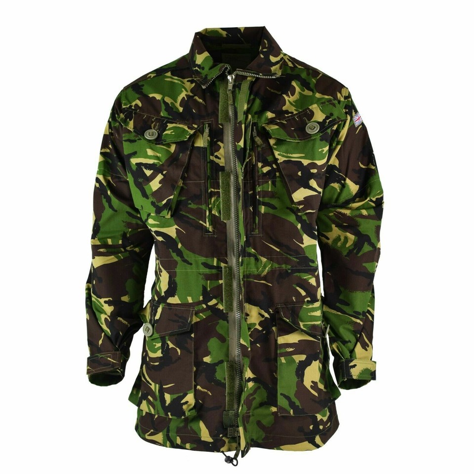 Genuine British army jacket combat DPM camouflage jungle military parka ...