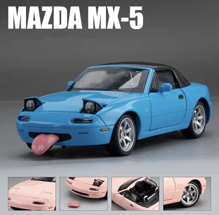 1/32 model car kits mx-5 miata BLUE FREE SHIPPING!! Runs & Light!! | eBay
