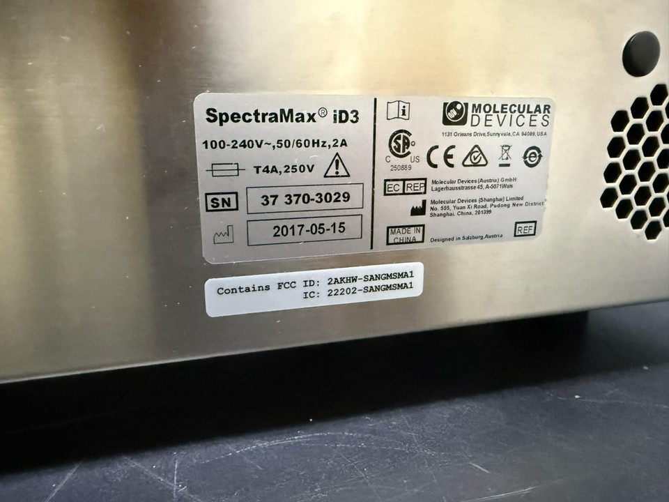 MOLECULAR DEVICES SpectraMax iD3 hybrid microplate reader | eBay