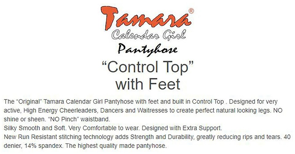 TAMARA PANTYHOSE Hooters WingHouse Playboy CONTROL TOP & STW Hosiery Q ...